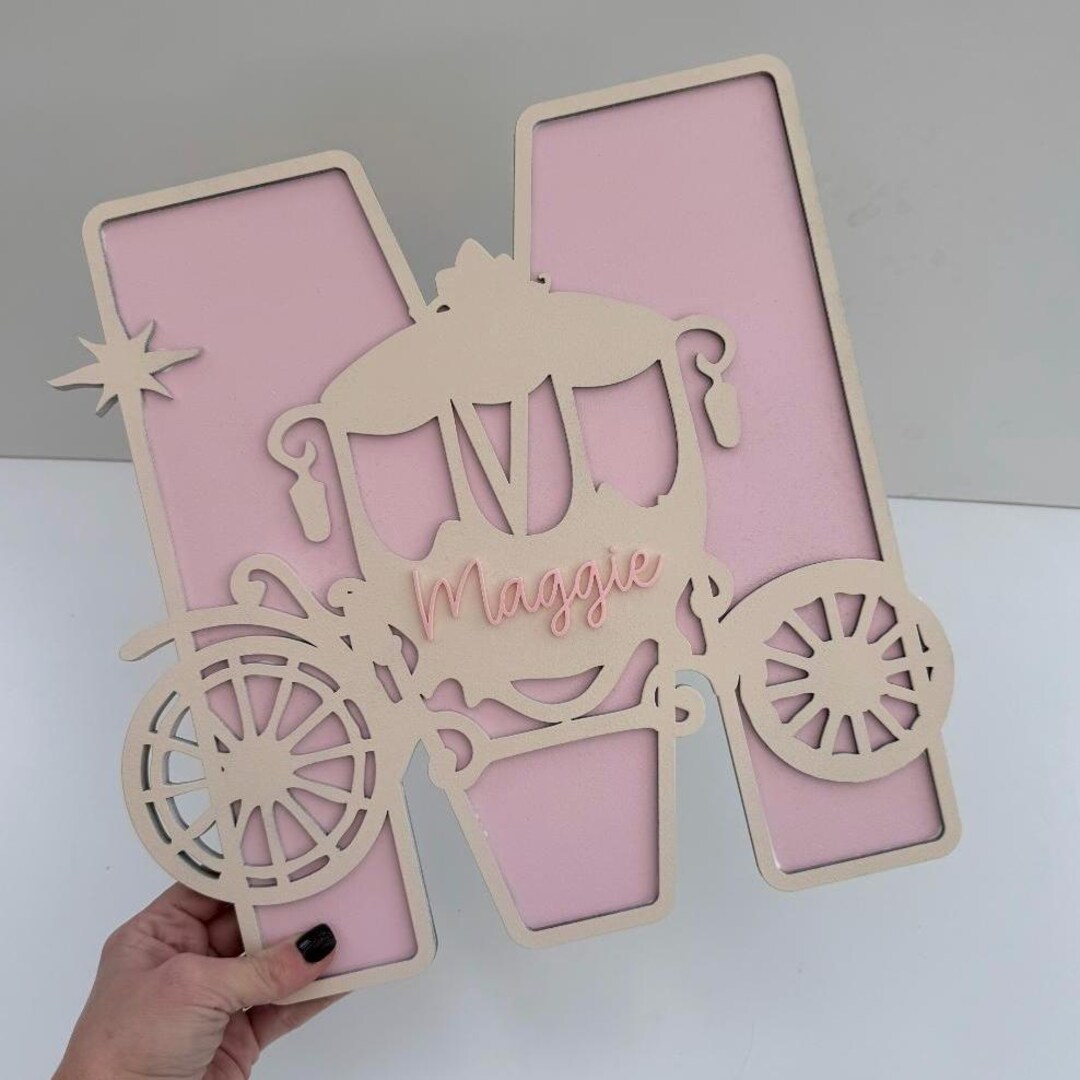 Princess Letters, Princess Themed Name Sign, Princess Bedroom, Princess ...