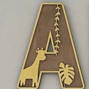 Jungle Wall Sign Personalised Wall Sign Name Sign Safari | Etsy