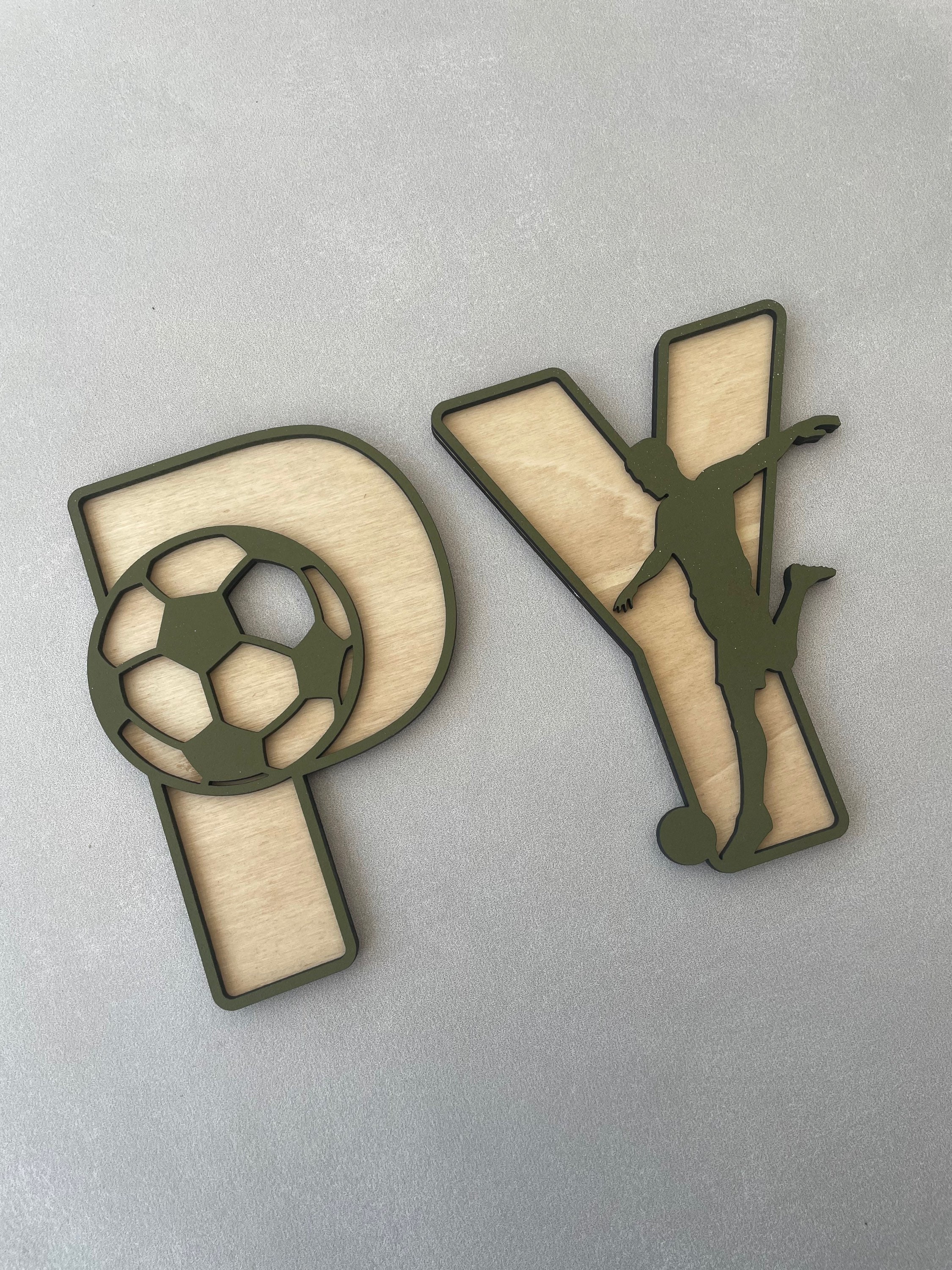 Football Alphabet Letters Football Sign Football Letters - Etsy UK