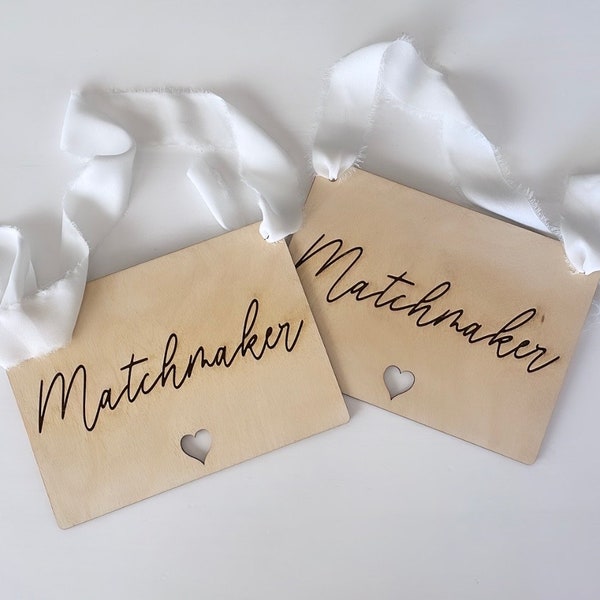 Matchmaker Chair Signs - Etsy