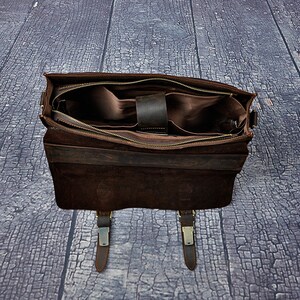 Retro Genuine Leather Men Laptop PC Bag Leather Briefcase Men - Etsy