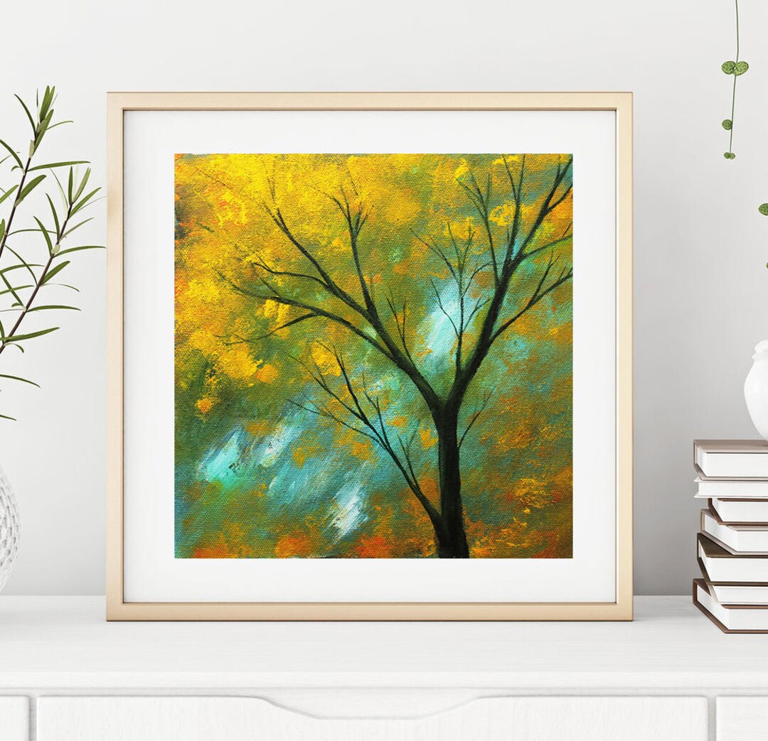 Original Small Painting /by Makani Art/ Square Painting - Etsy