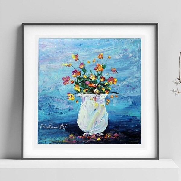 Abstract Flower Pot - Etsy