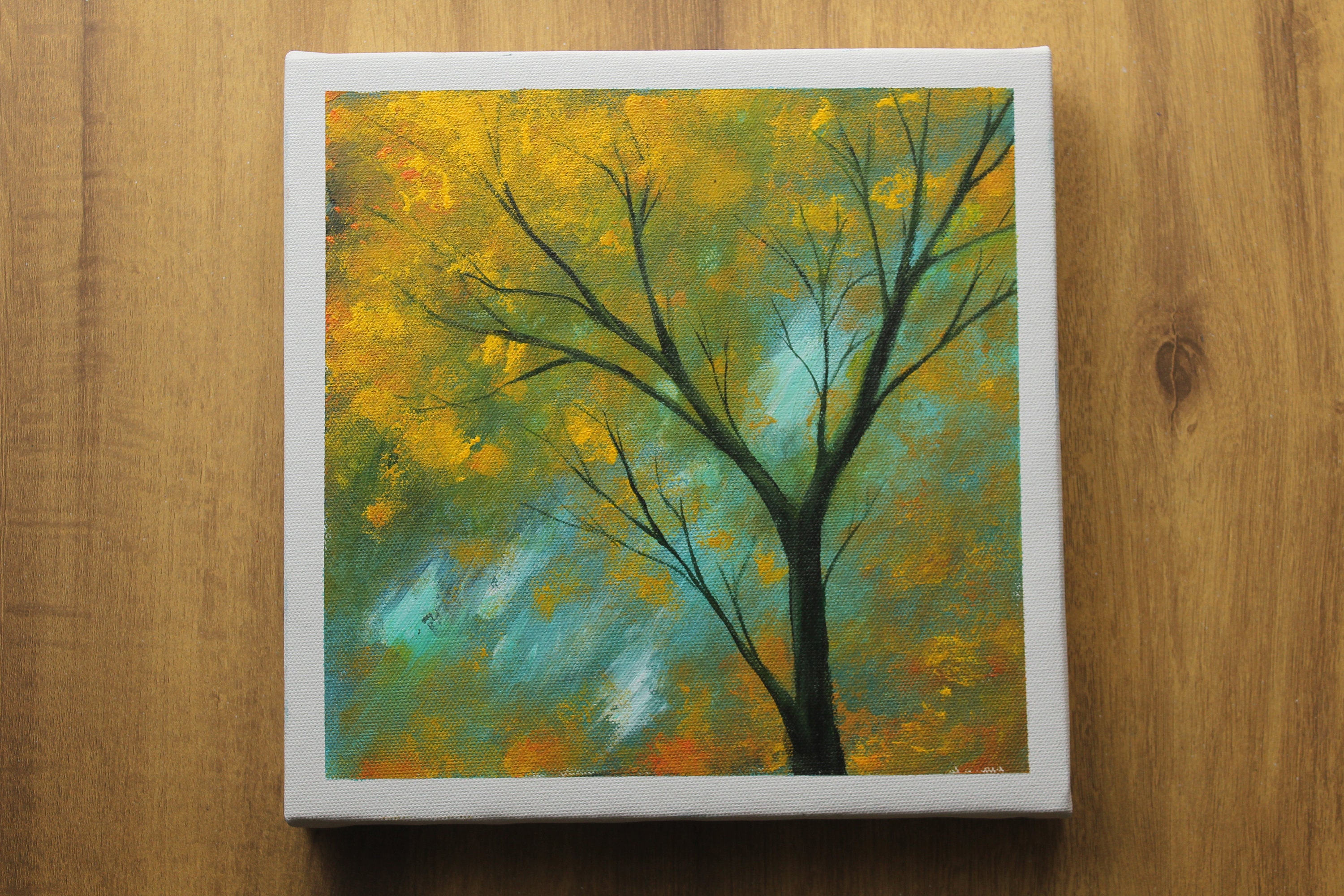 Original Small Painting /by Makani Art/ Square Painting - Etsy