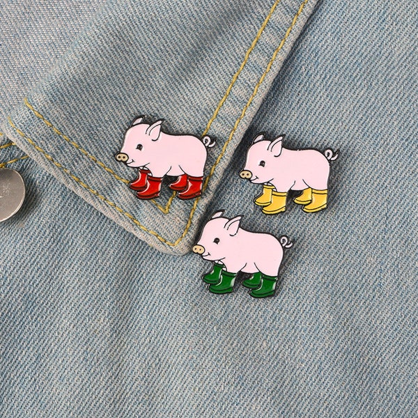 Pig Lapel Pin - Etsy