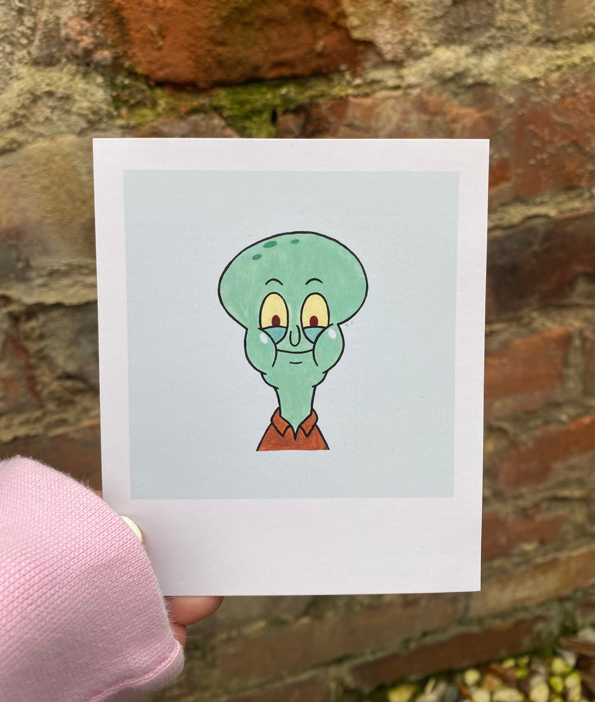 Normal Squidward Meme Retro Photo Print Acrylic Gift - Etsy