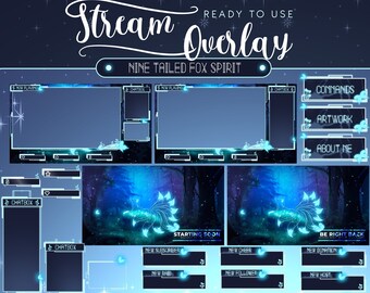 Fox Overlay Twitch | Etsy