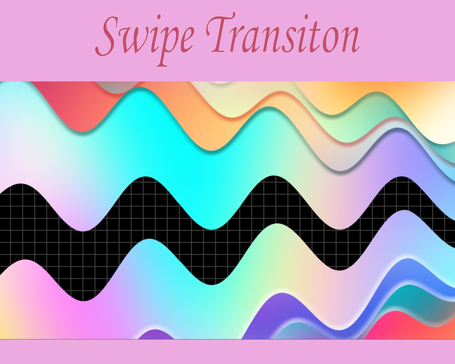 Unique Swipe Twitch Stinger Transition Gradient Liquid Wave - Etsy