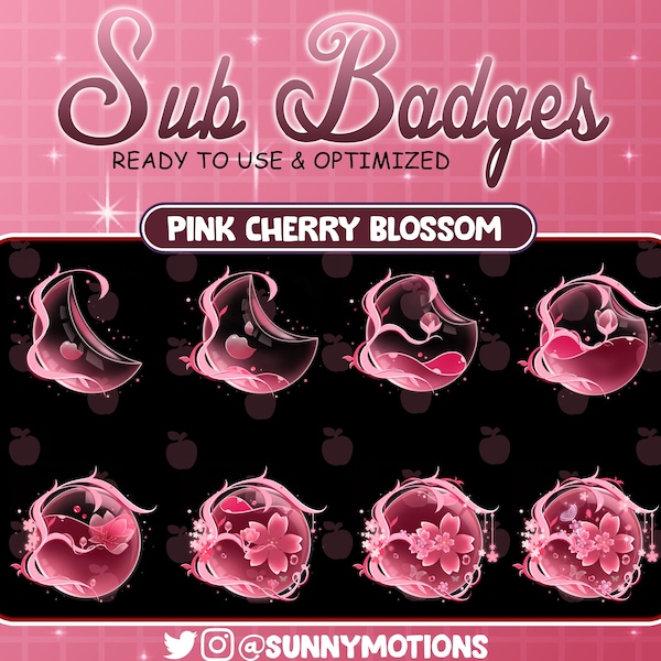 Cherry Blossom Discord Icons - Etsy