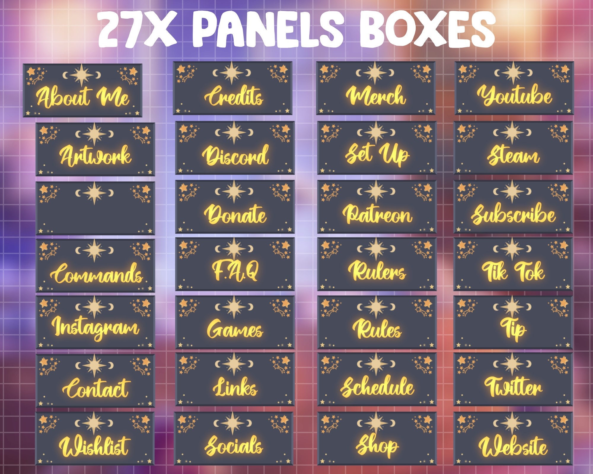 FULL ANIMATED Twitch Stream Package / Celestial Witchy House - Etsy