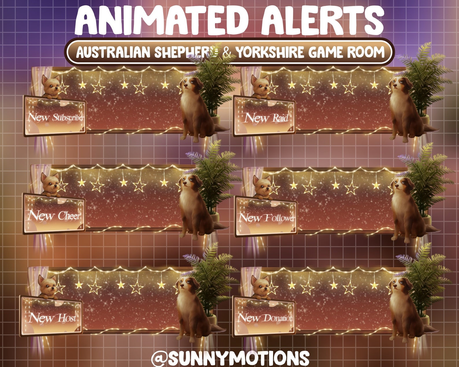 ANIMATED Stream Package: Neutral Aesthetic PC Game Room, Boho Lover ...