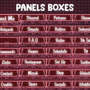 Full Animated Stream Package Twitch Overlay: Spirit Red Blood Bunny in ...