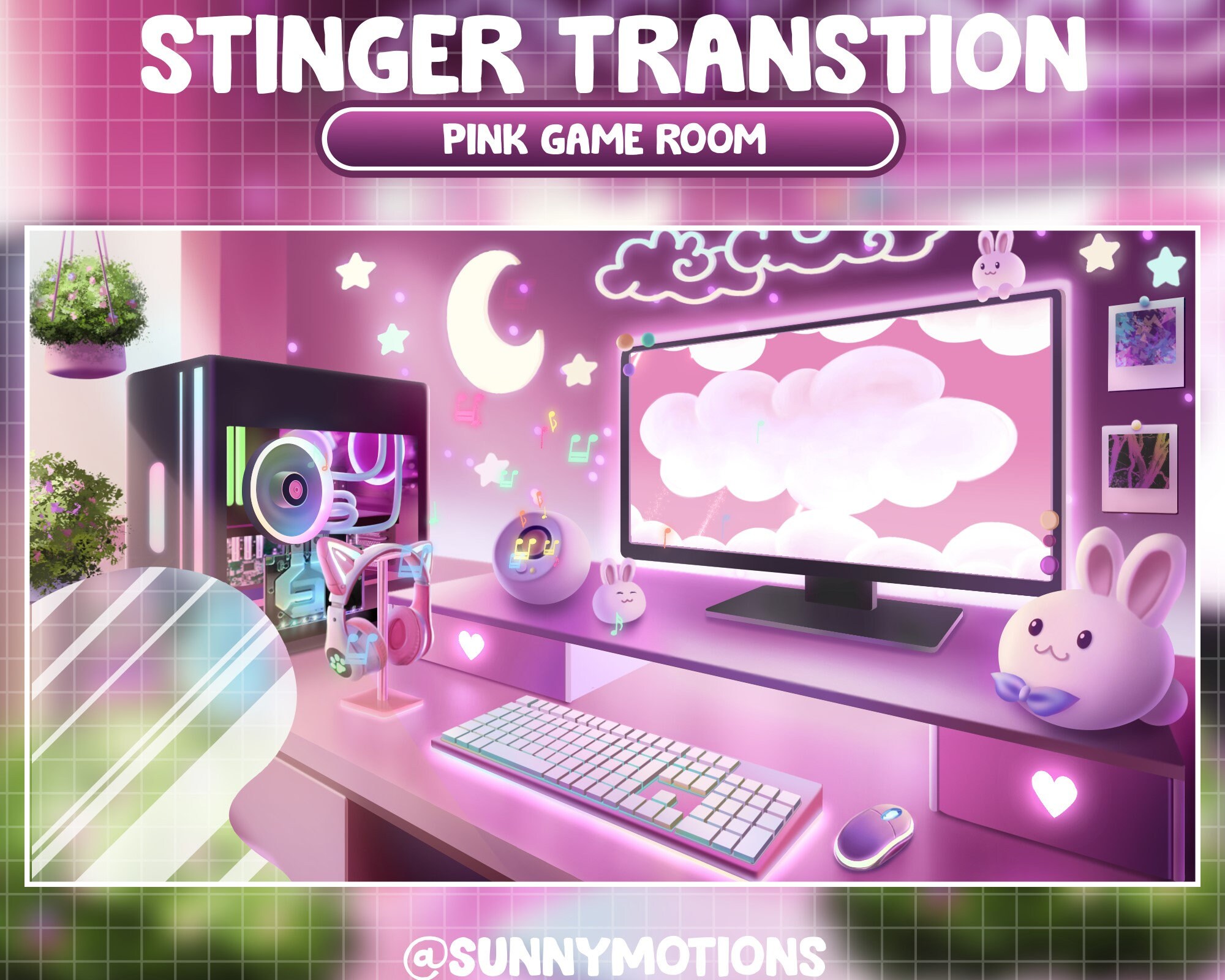 Animated Twitch Stream Stinger Transition / Retro Lofi Game - Etsy