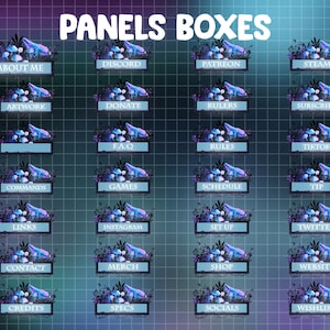 FULL ANIMATED Twitch Stream Package / Galaxy Blue Dragon Sleep in ...