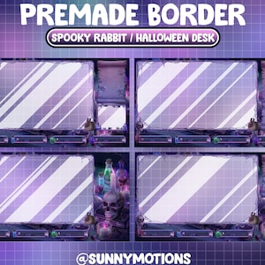 Animated Twitch Stream Package Overlay: Halloween Spooky Rabbit / Eye ...