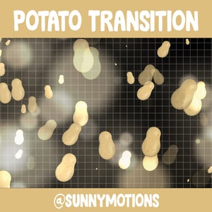 Potato Animated Twitch Scene Stinger Transition - Kawaii Starchy Food ...