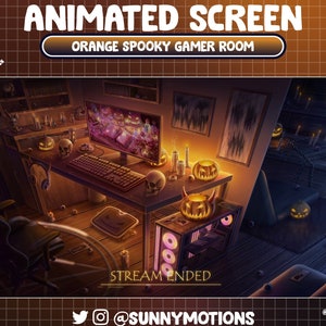 FULL ANIMATED Stream Package: Aesthetic Halloween Magical Witchy House ...