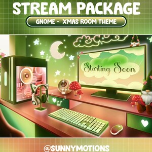 ANIMATED Twitch Overlay Stream Package / Lo-fi Aesthetic Retro PC Set ...