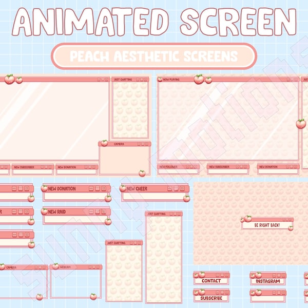 Pixel Art Twitch Overlay - Etsy