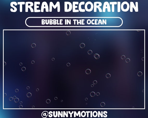 5x Animated Stream Decoration Blowing Bubble Under Ocean / - Etsy