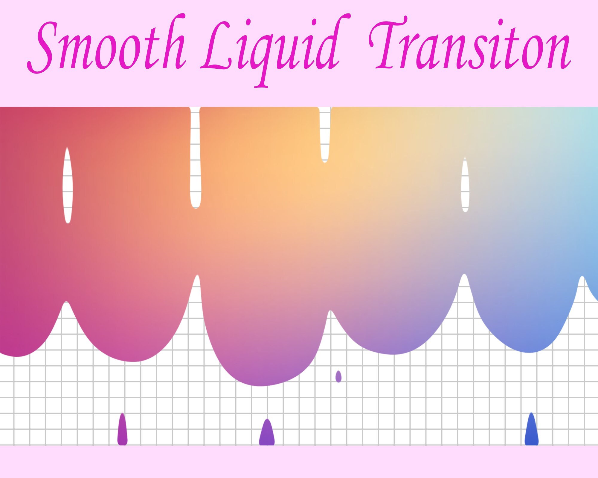 2x Animated Twitch Stinger Transition / Smooth Liquid Twitch | Etsy