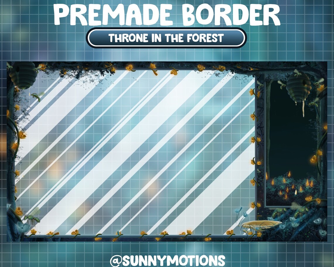 ANIMATED Twitch Stream Package /throne in Night Glowing Spirit - Etsy