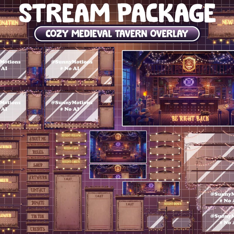 Twitch Overlays - Etsy