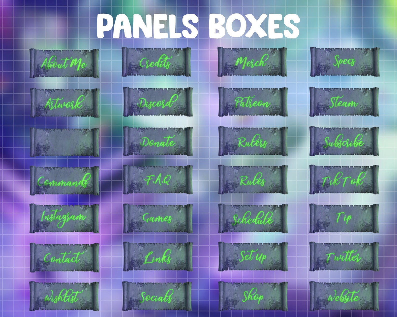 Animated Twitch Stream Package Overlay / Devil / Halloween Spooky Eyes ...