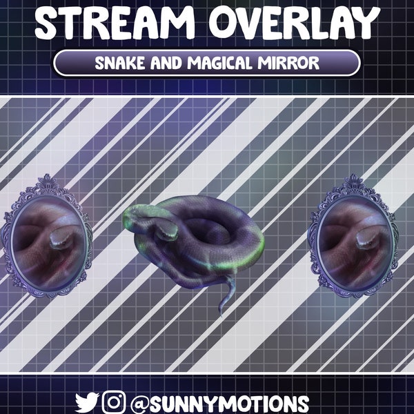 Twitch Overlay Snake - Etsy