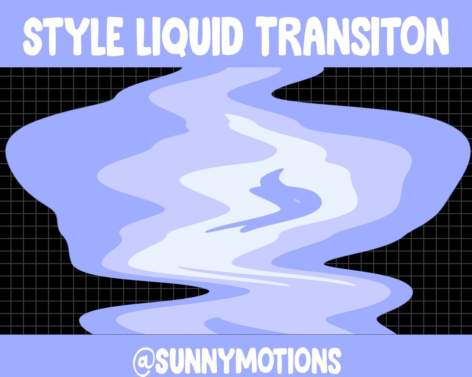 3x Animated Abstract Liquid Twitch Stinger Transition / Liquid Stream ...