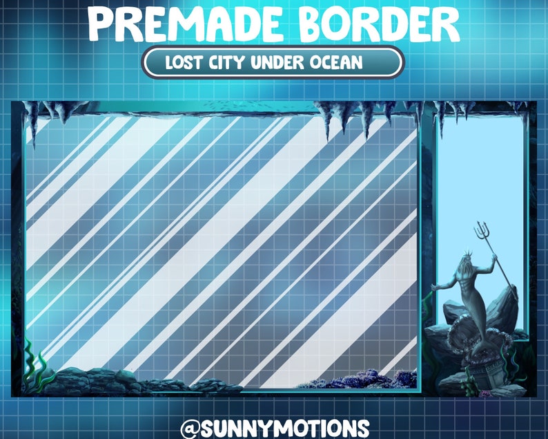FULL ANIMATED Twitch Stream Package / Temple Under Ocean - Etsy