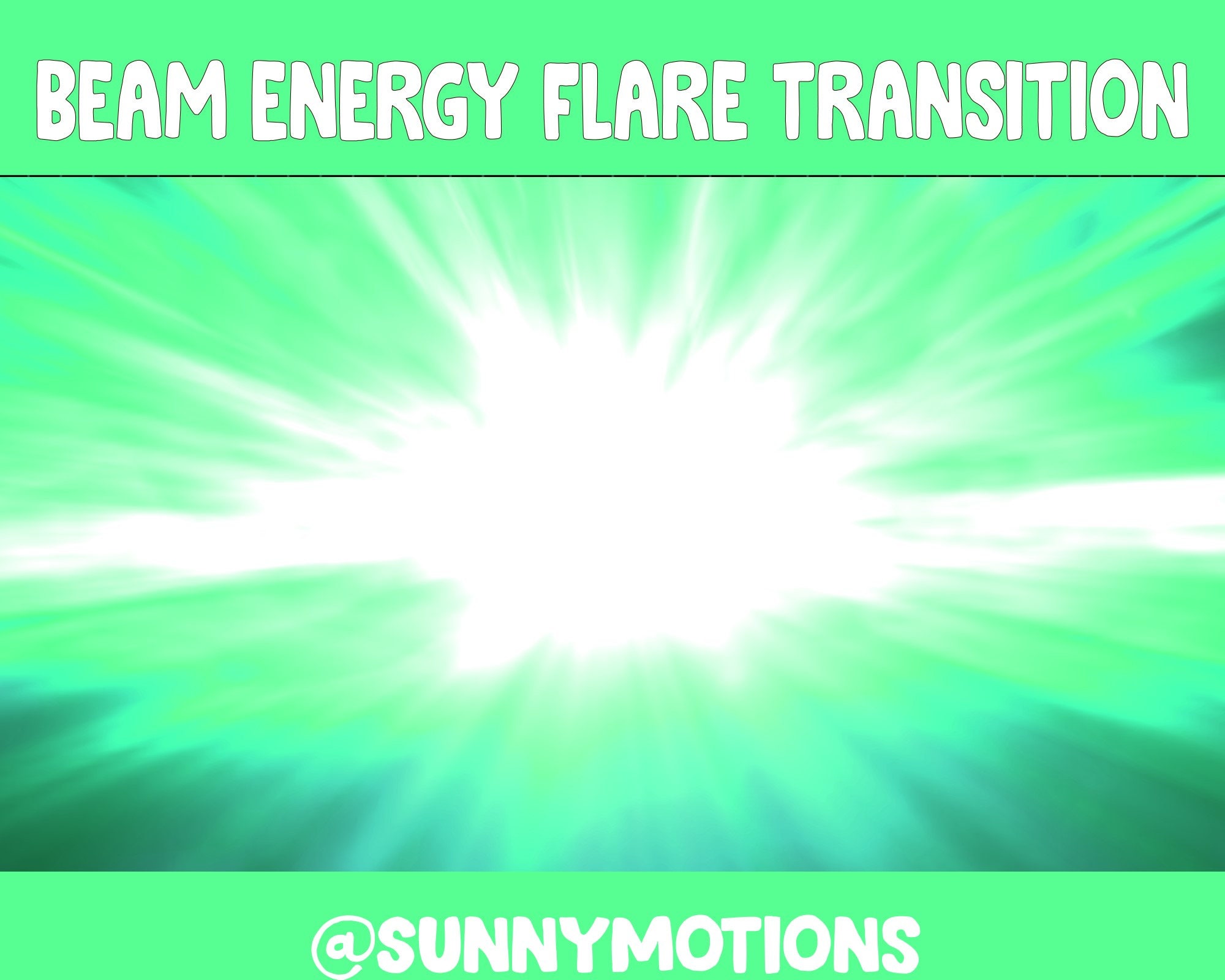 3x Beam Energy Flare Animated Stinger Transition / Magic Cartoon Twitch ...