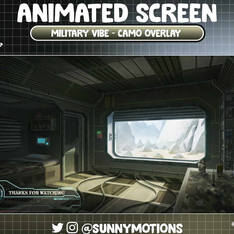 Twitch Tactical Overlay - Etsy