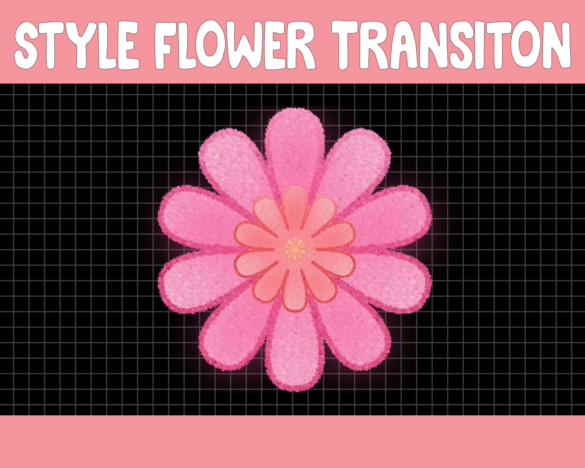 4x Animated Magical Flower Twitch Stinger Transition / Flower Shapes ...