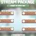 FULL ANIMATED Twitch Stream Package / Cute Dark Dreamy Rabbit - Etsy