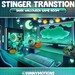 Animated Twitch Stream Stinger Transition / Dark Green Halloween Room ...