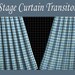 Checkered Fabric Circus Curtain Twitch Animated Stinger Transition ...