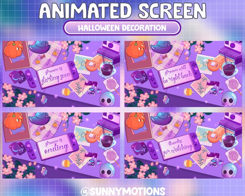 Full Animated Retro Lofi Aesthetic Twitch Stream Overlay / - Etsy