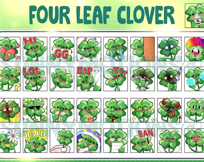 St. Patrick's Day Twitch Emotes Irish Holiday Twitch Emote Pack Green ...