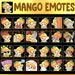 35 Cute Chibi Kawaii Mango Twitch Discord Mixer (Instant Download) - Etsy