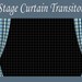 Checkered Fabric Circus Curtain Twitch Animated Stinger Transition ...