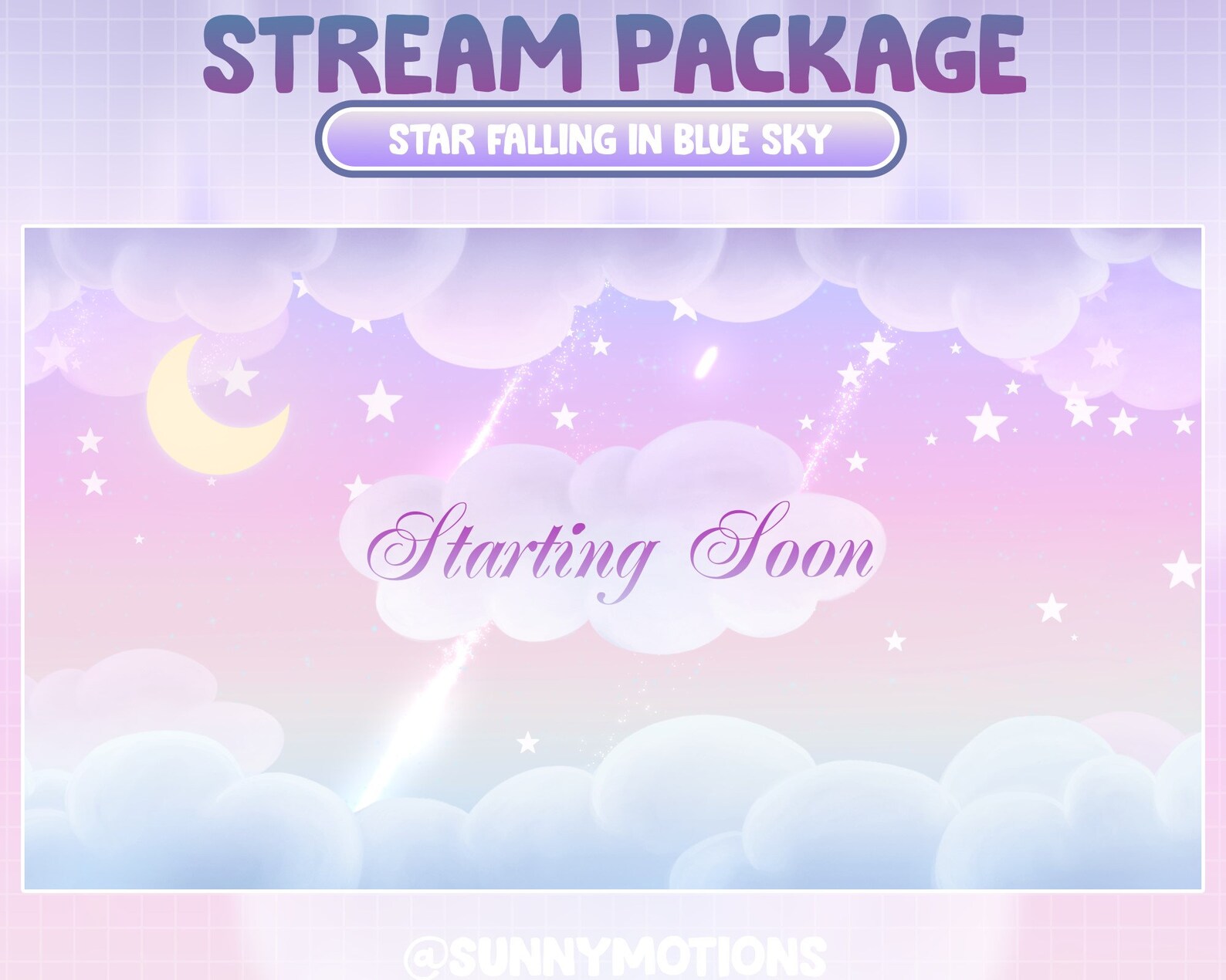 ANIMATED Twitch Overlay Stream Package / Cozy Magical Sunrise Valentine ...