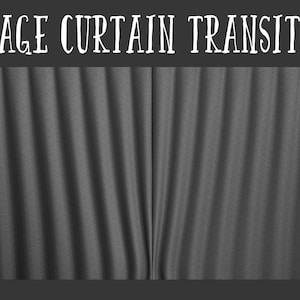 2x Black Stage Curtains Twitch Animated Stinger Transition Animation ...