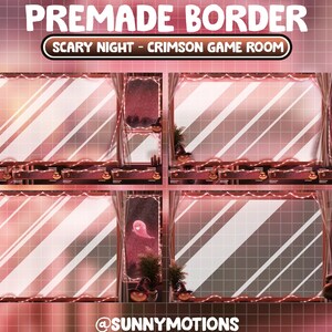 ANIMATED Twitch Overlay Stream Package: Lo-fi Red Crimson Aesthetic PC ...