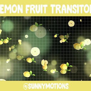 Lemon Yellow Fruit Animated Twitch Scene Stinger Transition - Kawaii ...