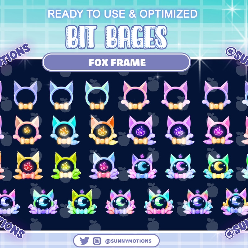 Kawaii Badge Frame - Etsy