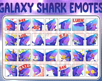 Galaxy Emotes Twitch Bundle - Etsy