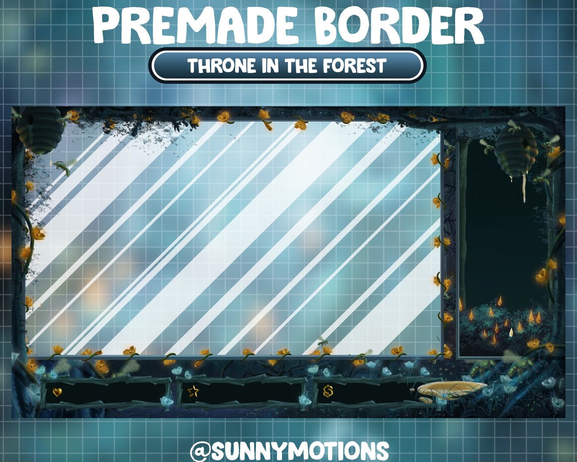 ANIMATED Twitch Stream Package /throne in Night Glowing Spirit - Etsy