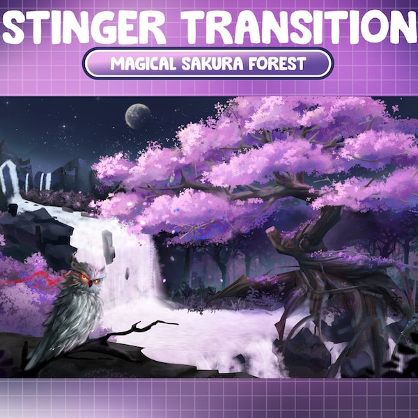 Spirit Blossom Twitch Overlay - Etsy