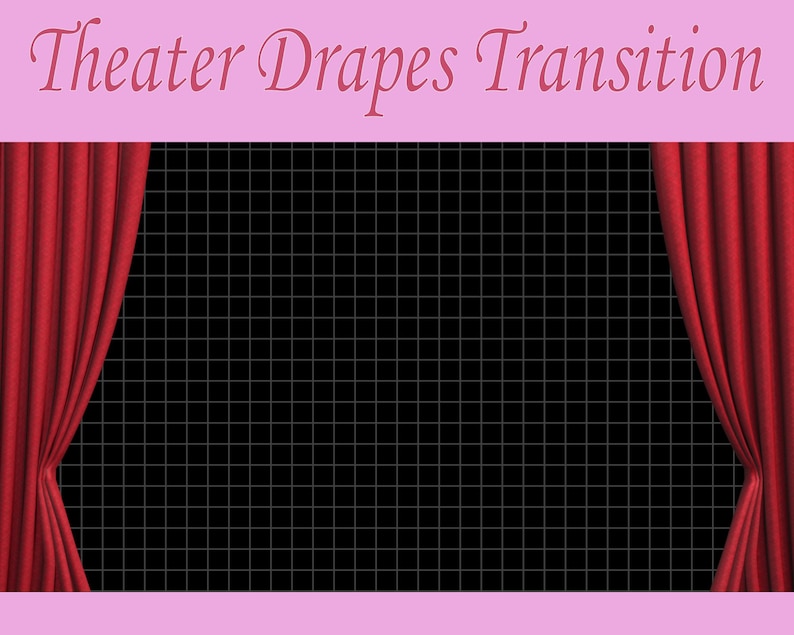 Red Stage Curtains Twitch Animated Stinger Transition Animation ...